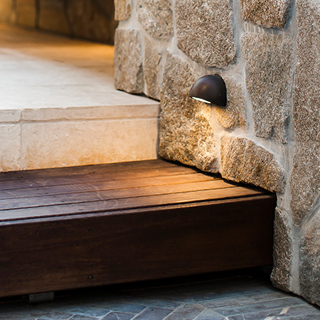 Step Round 100 BLK - Gardens at Night