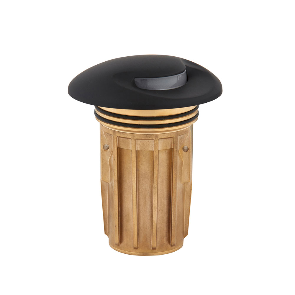 Inground Path Light 5 4w LED 2700k 90Deg Black - Gardens at Night