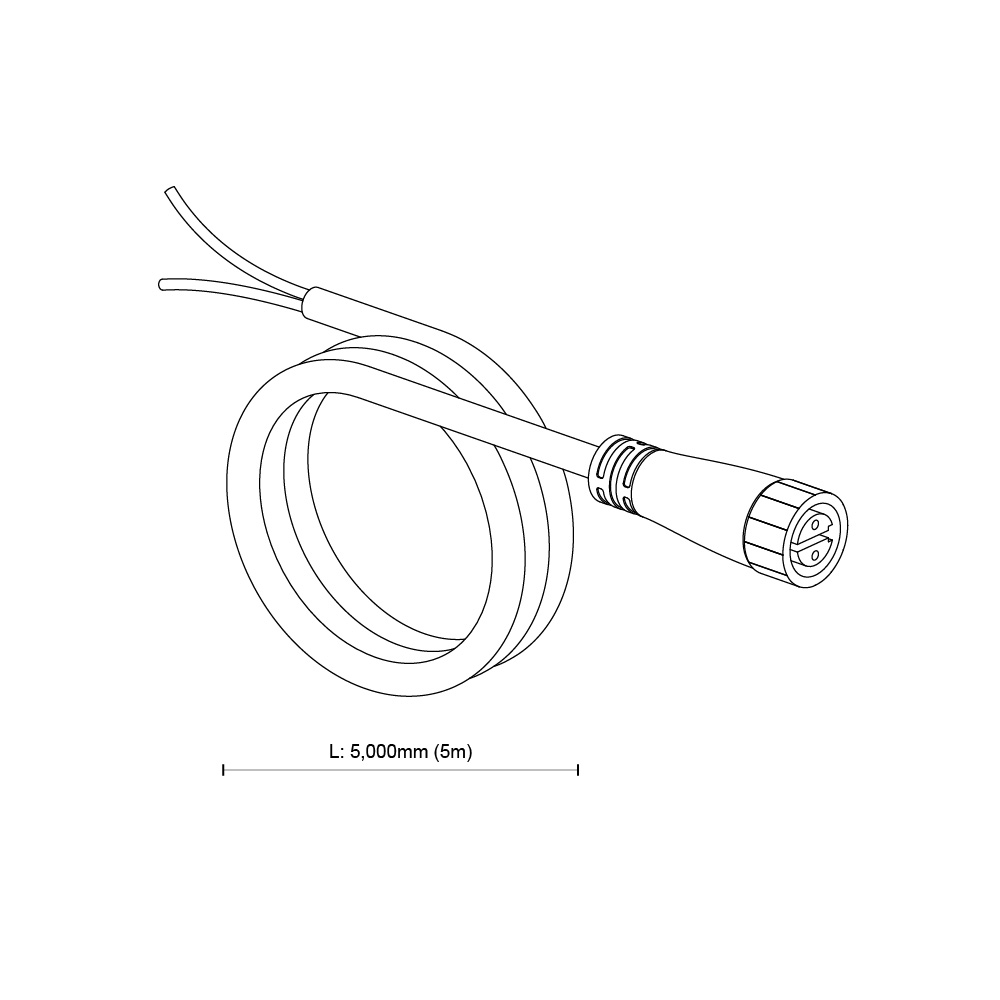 Connector Series 5m Field Cable - Gardens at Night