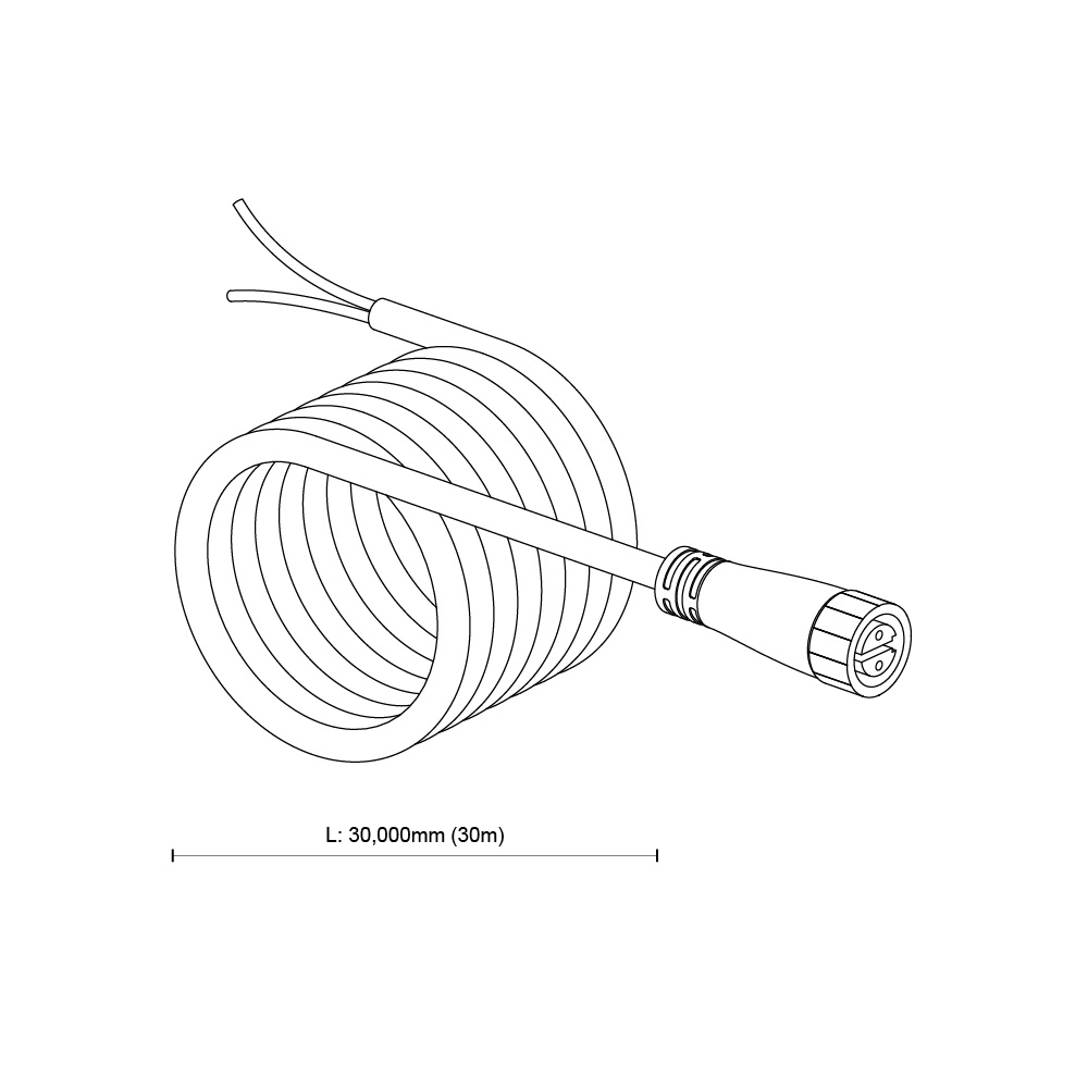 Connector Series 30m Field Cable - Gardens at Night